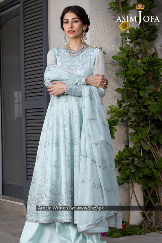 Syra Yousuf Featured in Asim Jofa Wedding Collection - She9.Pk