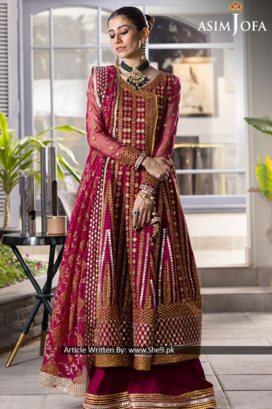 Syra Yousuf Featured in Asim Jofa Wedding Collection - She9.Pk