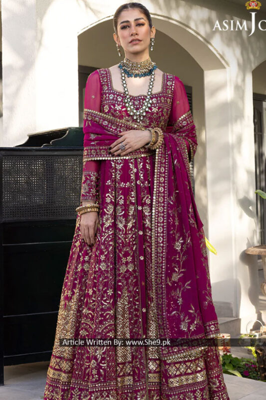 Syra Yousuf Featured in Asim Jofa Wedding Collection - She9.Pk