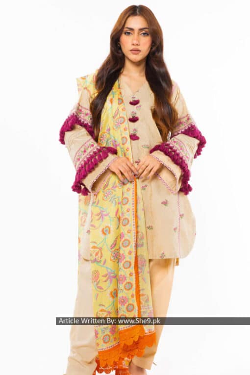 Alkaram Spring Summer Lawn Collection 2024 - She9.Pk